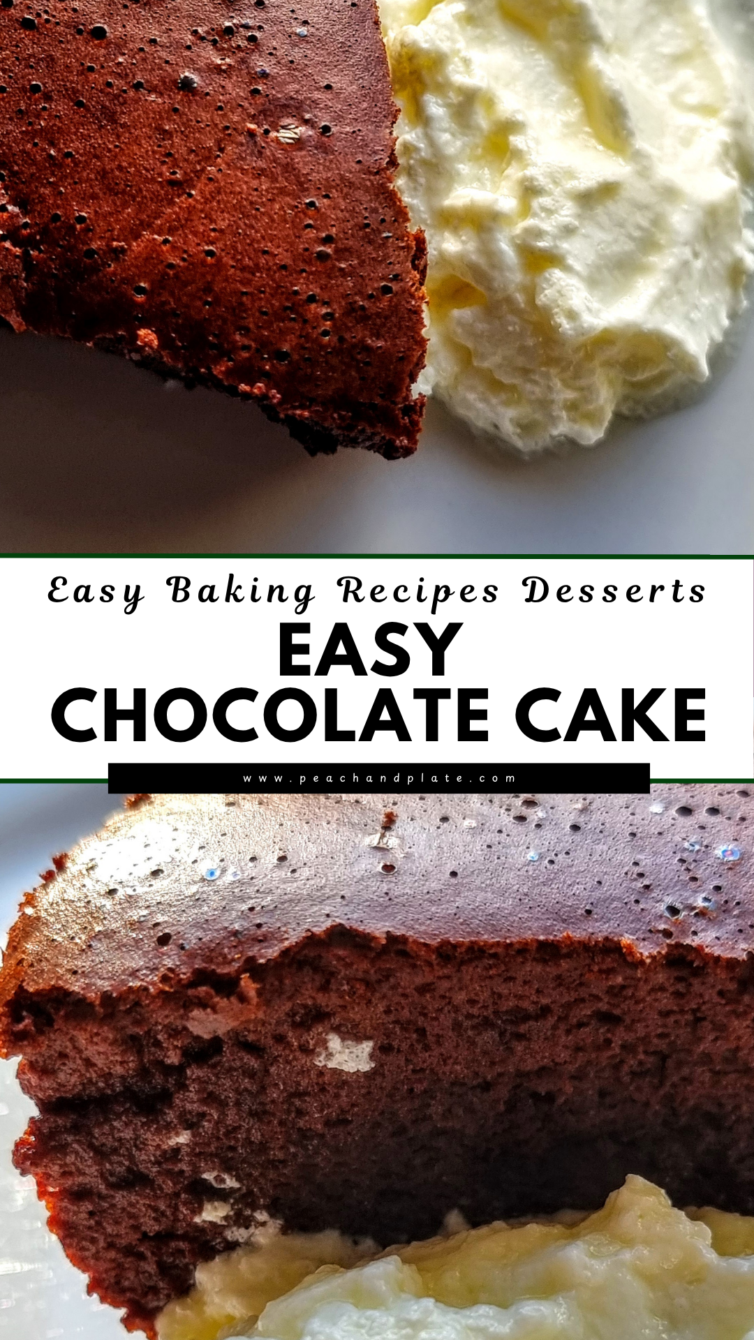 Chocolate Cake – PEACH AND PLATE