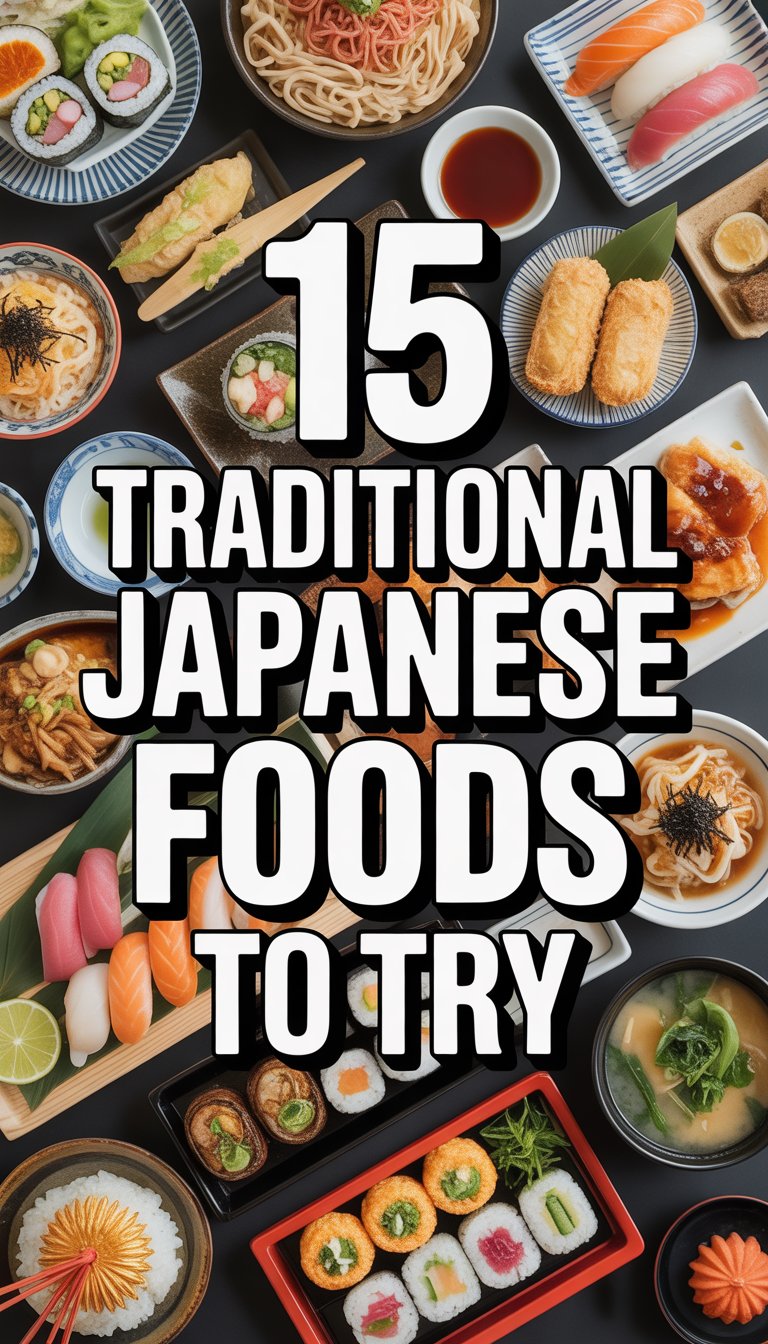 15 Traditional Japanese Foods to Try - PEACH AND PLATE
