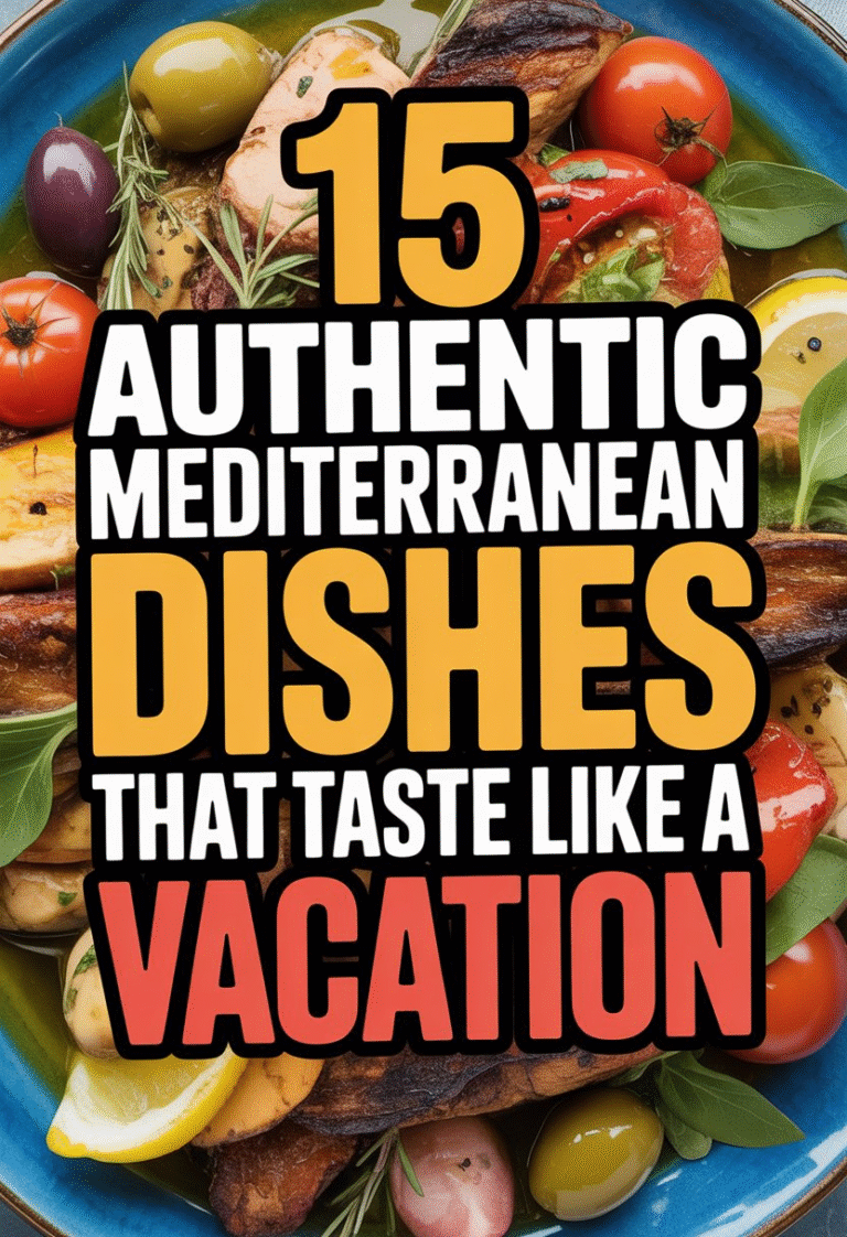 15 Mediterranean Dishes to Try for Easy and Flavorful Home Cooking ...